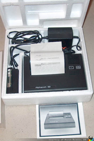 Alphacom 32 Printer